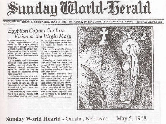 MI RINCON ESPIRITUAL: La Virgen fotografiada en Zeitún – Egipto